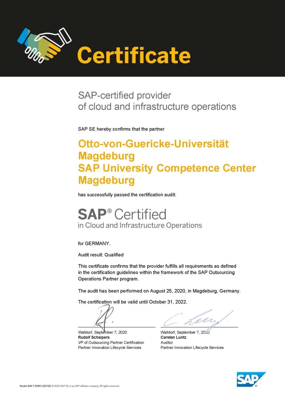 Introduction UCC - Das SAP UCC Magdeburg